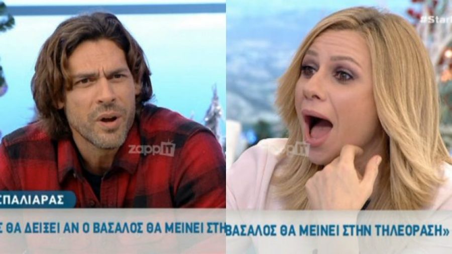 Τα ‘χασε η Καραβάτου με την απάντηση του Σπαλιάρα (VIDEO)