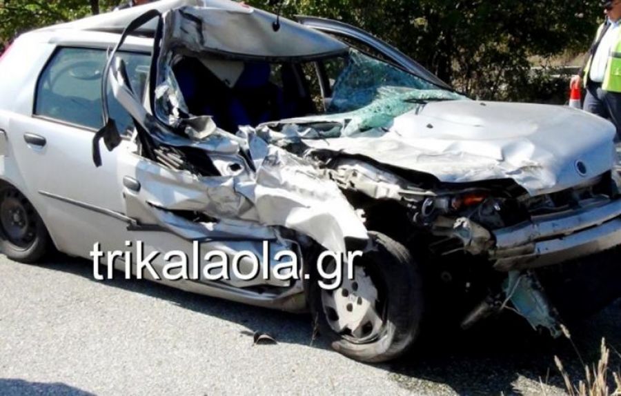 Σοβαρό τροχαίο στα Τρίκαλα (VIDEO)