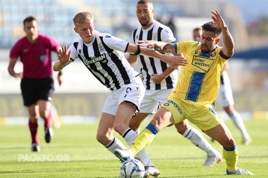 Ημίχρονο: Αστέρας Τρίπολης-ΠΑΟΚ 0-1