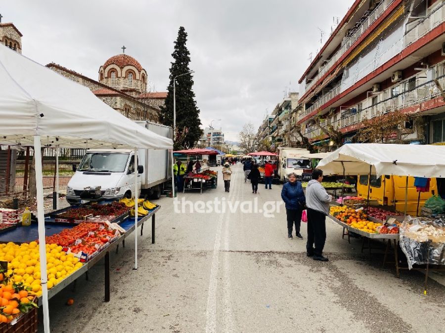 "Λουκέτο" στη λαϊκή αγορά επί της οδού Μικράς Ασίας στη Νεάπολη ...