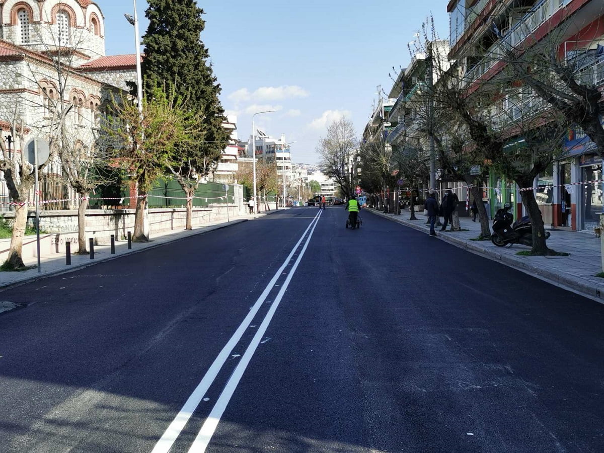 Θεσσαλονίκη: Έργα ασφαλτόστρωσης στην Αγ. Δημητρίου - Πού θα διακοπεί η ...