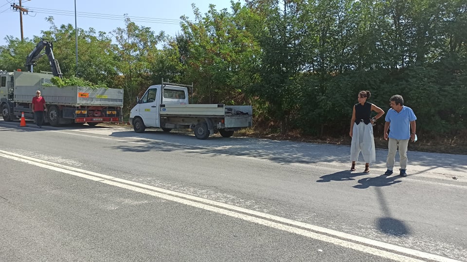 Σε εξέλιξη έργα βελτίωσης της εθνικής οδού Θεσσαλονίκης - Σερρών