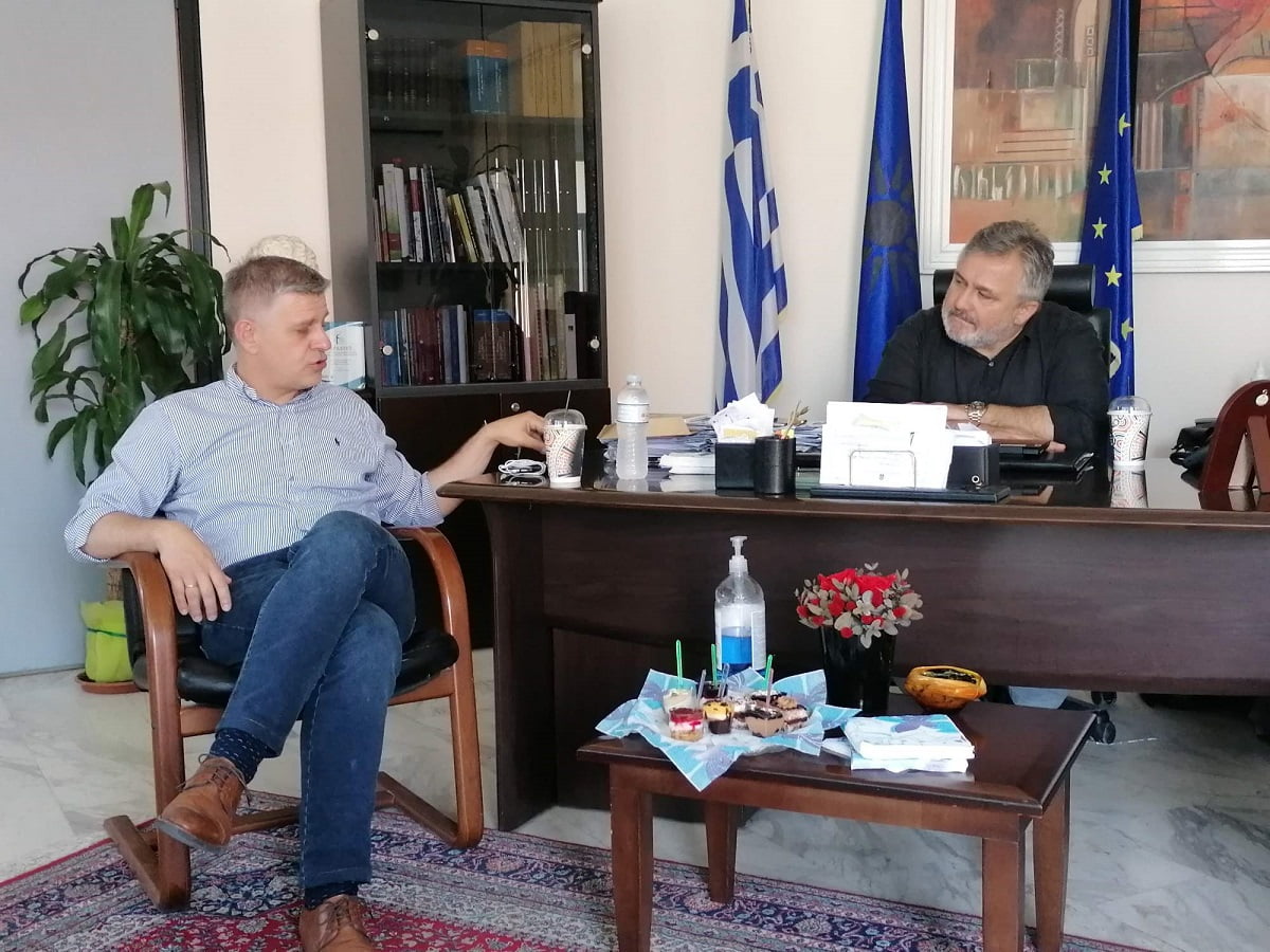 Συνάντηση Κ. Γιουτίκα με τον δήμαρχο Κορδελιού - Ευόσμου για τη ...