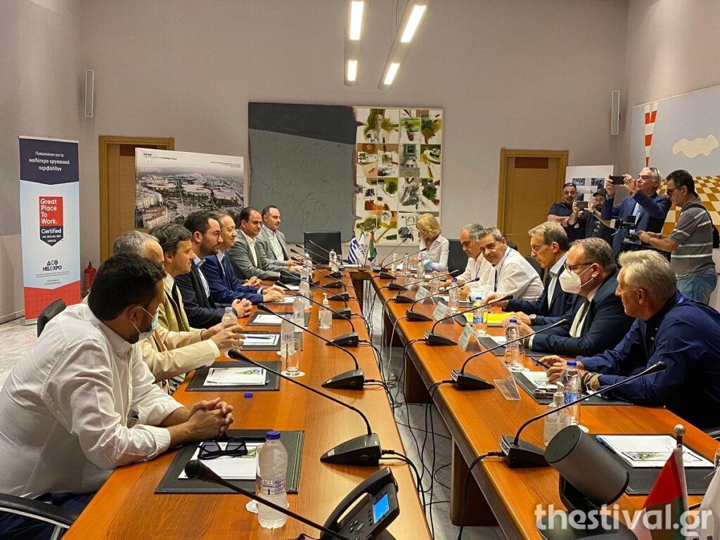 86η ΔΕΘ: Συνάντηση του Γραμματέα του ΠΑΣΟΚ με τη διοίκηση της ΔΕΘ και ...