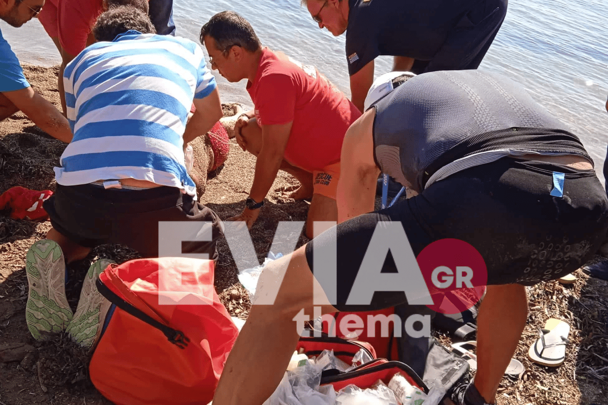 Ερέτρια: Γυναίκα πέθανε ξαφνικά στην παραλία