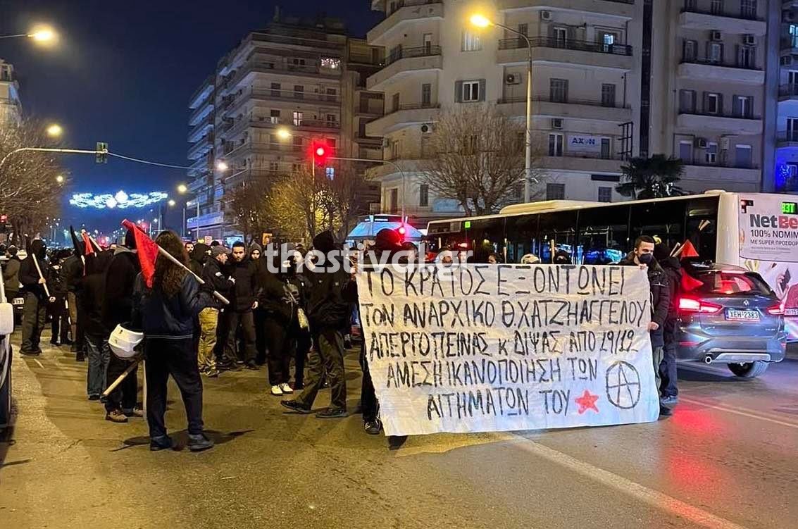 Θεσσαλονίκη: Νέα πορεία για τον απεργό πείνας Θάνο Χατζηαγγέλου – Thestival