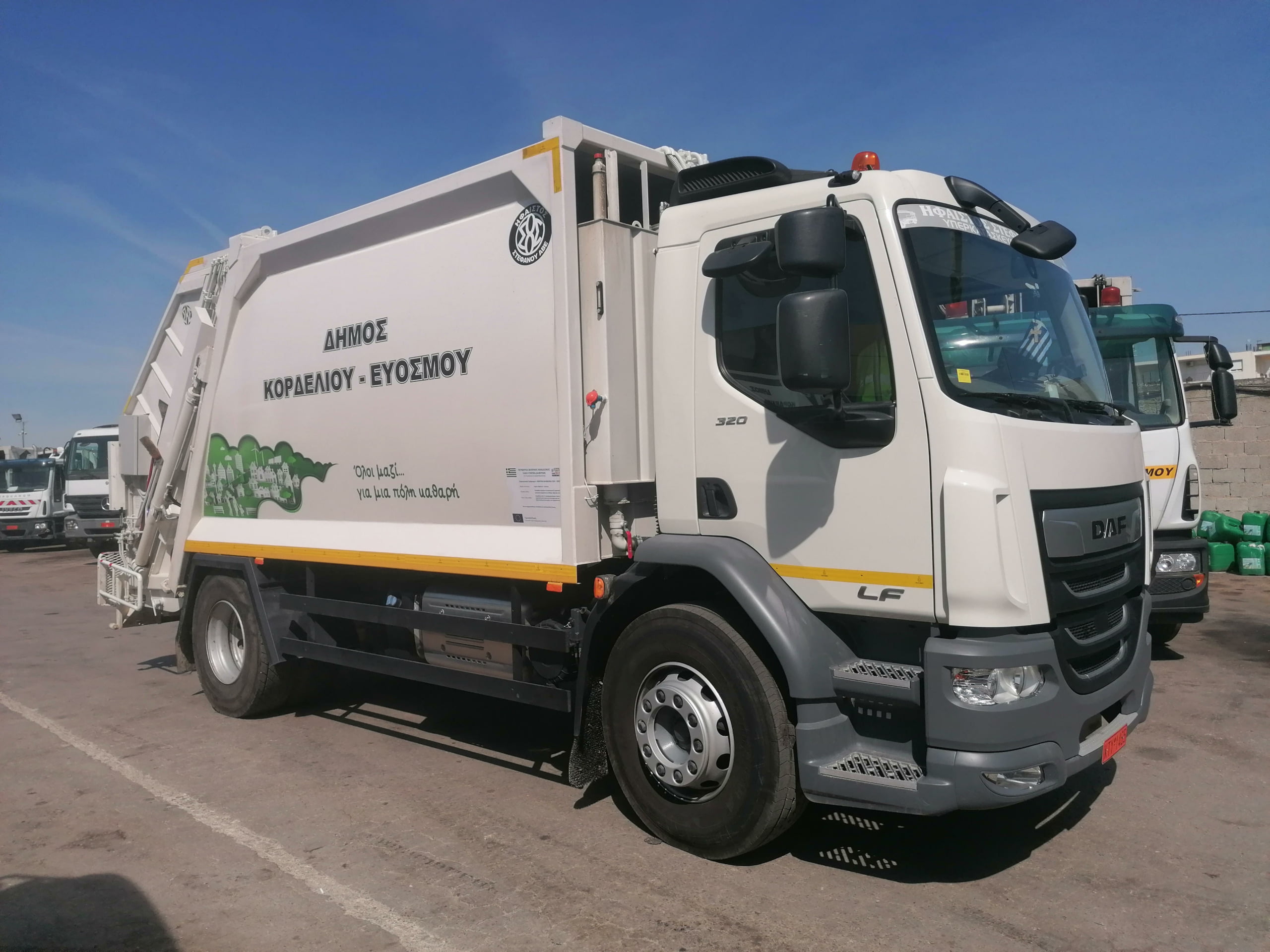 Εννέα σύγχρονα απορριμματοφόρα ενισχύουν την Καθαριότητα στον Δήμο ...