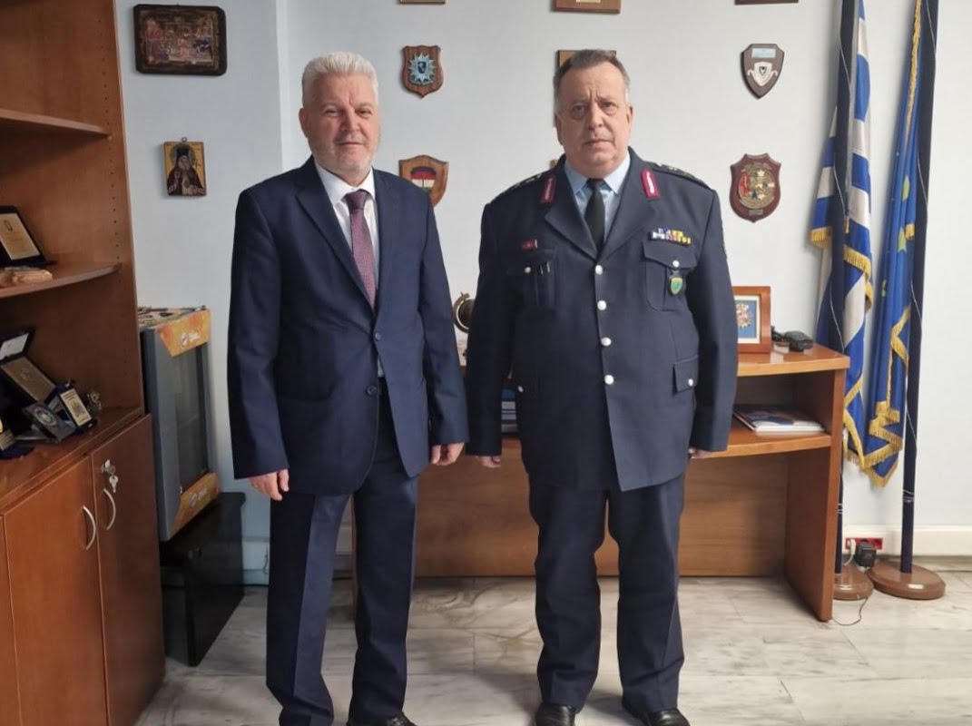 Με τον Γενικό Αστυνομικό Διευθυντή Θεσσαλονίκης συναντήθηκε ο πρόεδρος ...