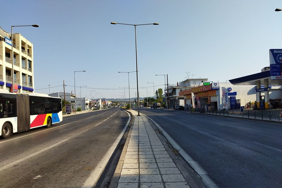 Εργασίες συντήρησης επί της παράπλευρης οδού της οδού Λαγκαδά από σήμερα