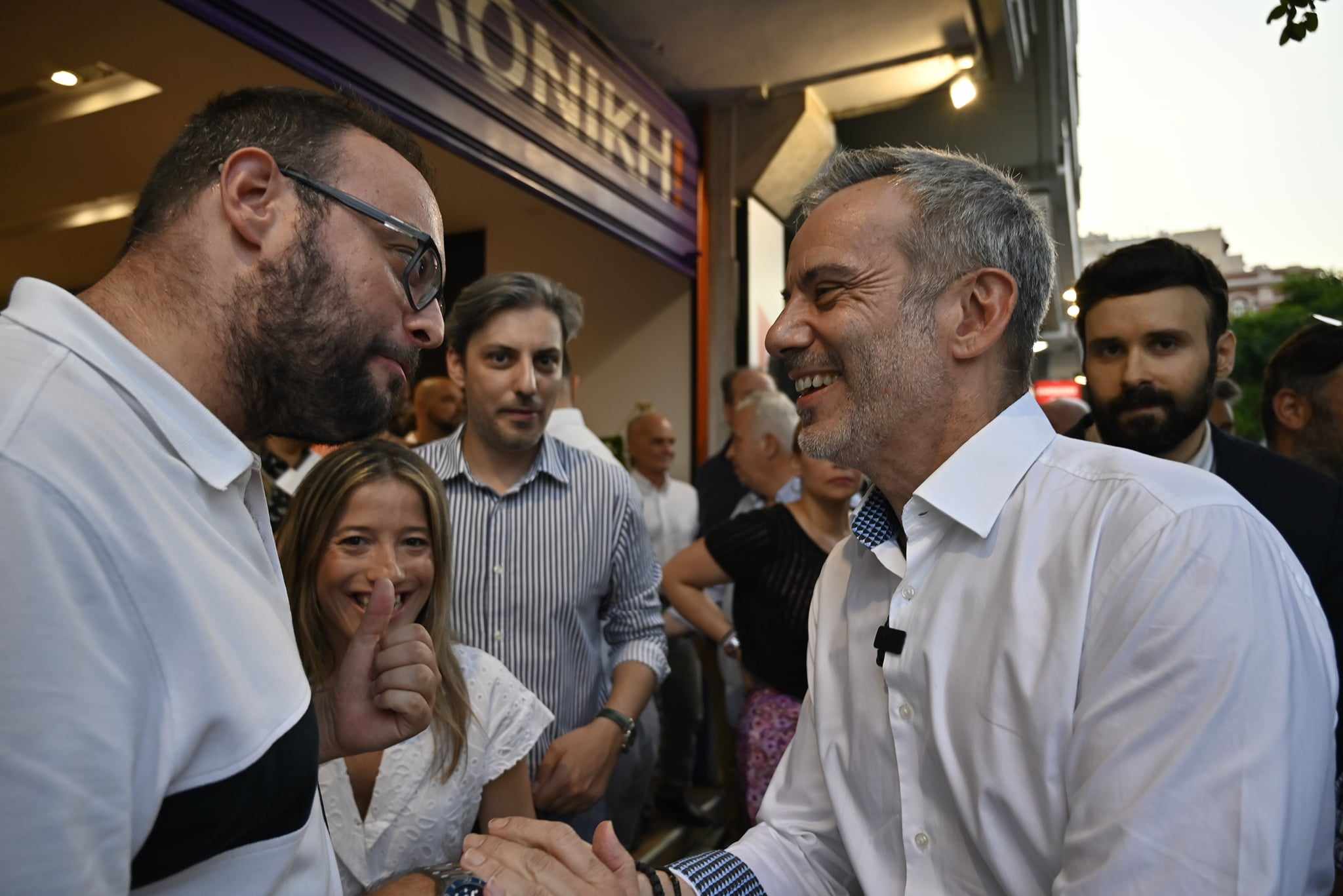 Νέα ψήφο εμπιστοσύνης ζήτησε ο Κ. Ζέρβας στα εγκαίνια του εκλογικού του