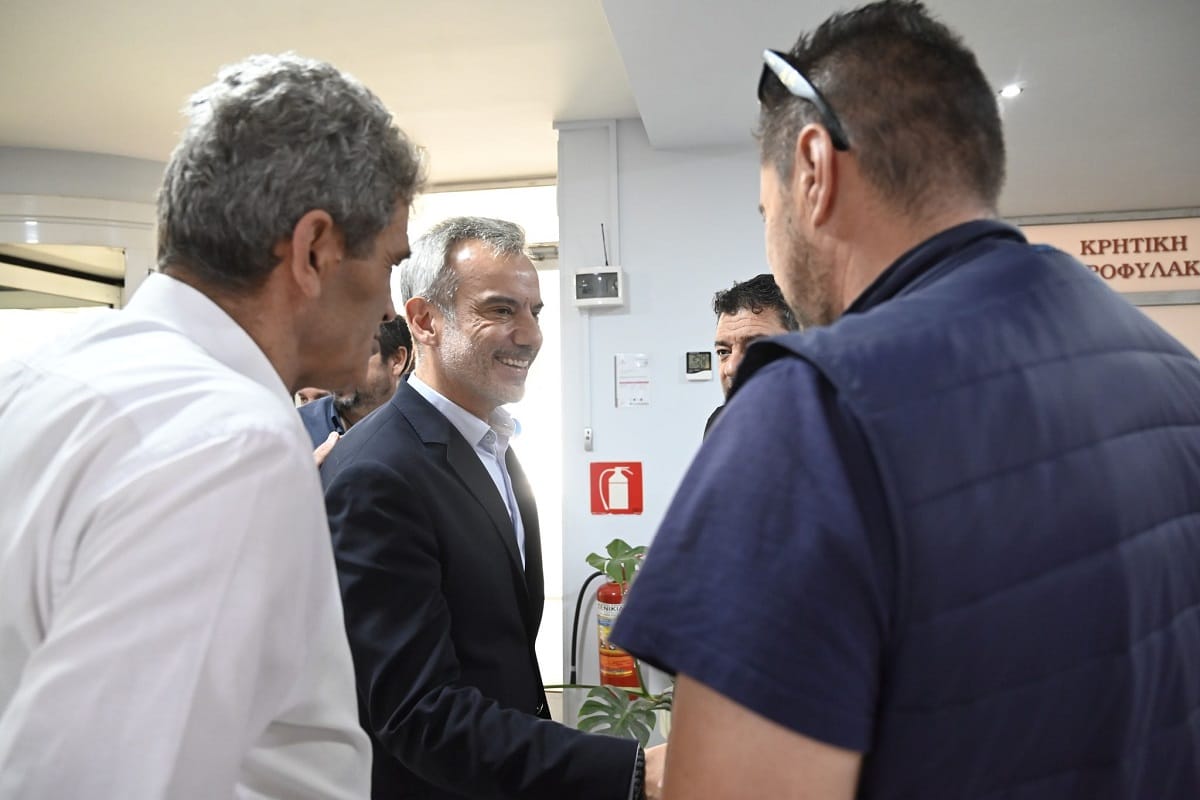 Επίσκεψη του Κωνσταντίνου Ζέρβα στο Αστυνομικό Μέγαρο Θεσσαλονίκης (φωτο)