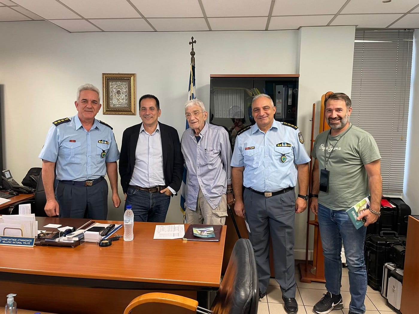 Επίσκεψη Σπύρου Πέγκα στη Γενική Αστυνομική Διεύθυνση Θεσσαλονίκης ...