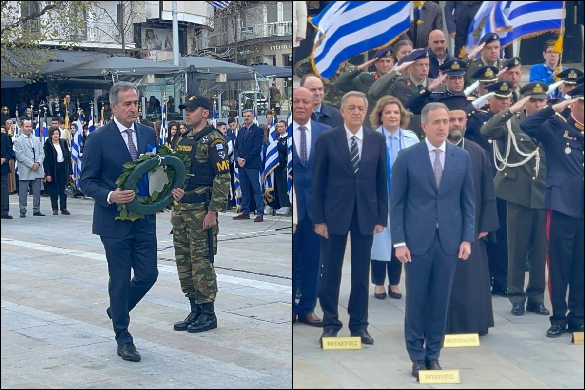 Στ. Κωνσταντινίδης: Παρακολούθησε τη μαθητική παρέλαση της Κοζάνης