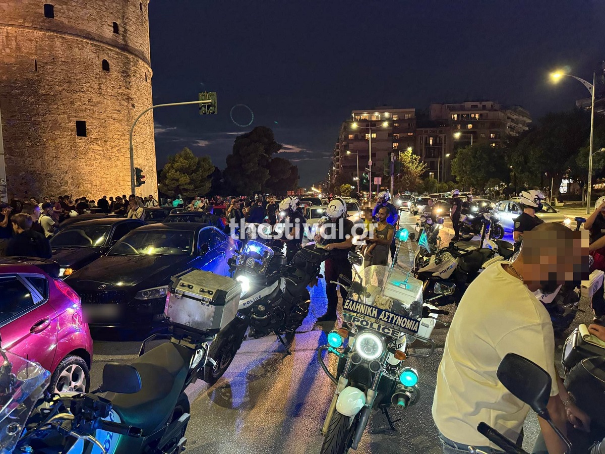 Θεσσαλονίκη: Ντου της Αστυνομίας σε συνάντηση αυτοκινήτων και μηχανών ...