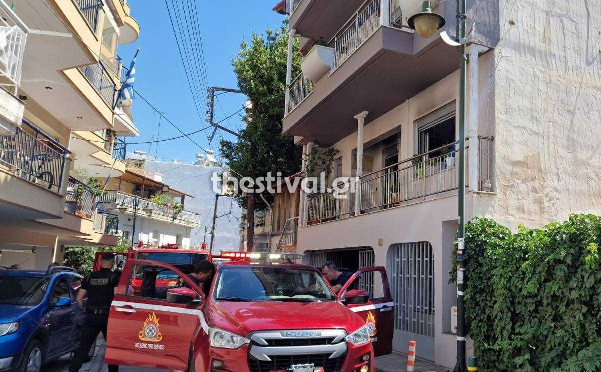 Θεσσαλονίκη: Φωτιά σε διαμέρισμα στις Συκιές (φωτο)
