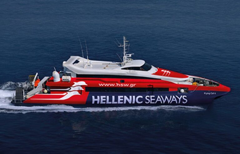 Μηχανική βλάβη στο Flying Cat 4 πριν τον απόπλου από τον Πειραιά ...